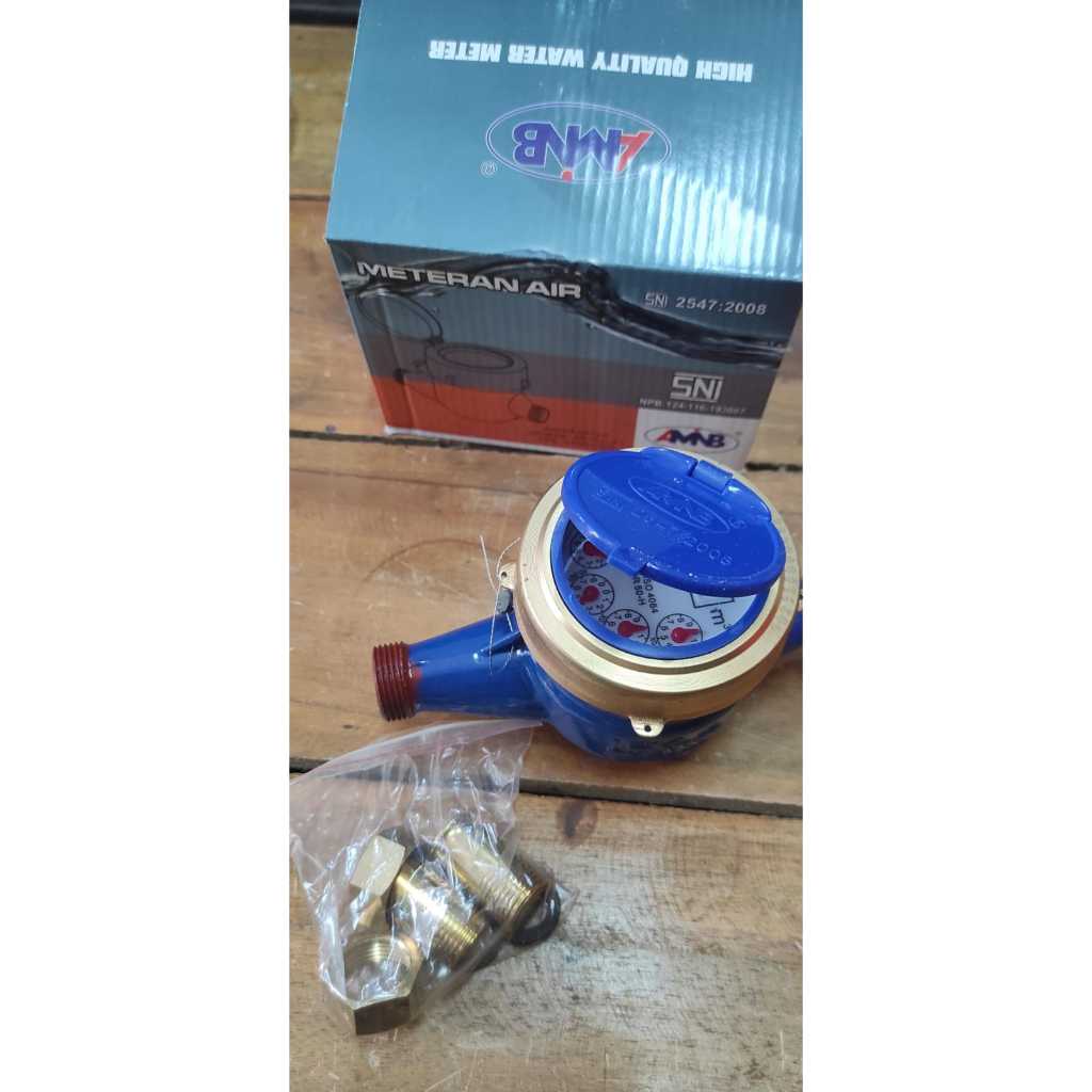 Jual METERAN AIR PDAM BESI / METERAN PAM BODY BESI /WATER METER 1/2 ...