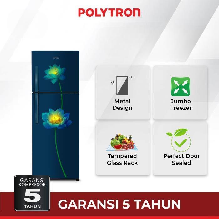 Jual KULKAS POLYTRON 2 PINTU 230 LITER PRB 237 BANDUNG KURIR TOKO 1 ...