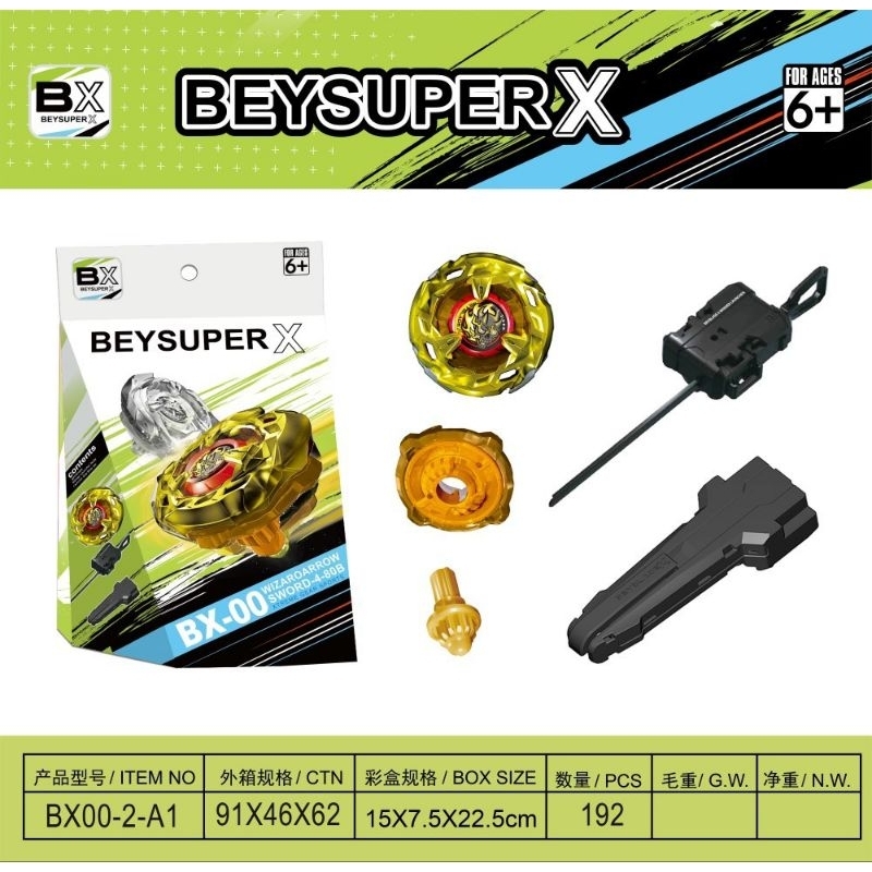 Jual BX00-2 MQ Mainan Anak Koleksi Gangsing + Launcher Gasing Full Aksesoris Hells Scythe GOLD ...