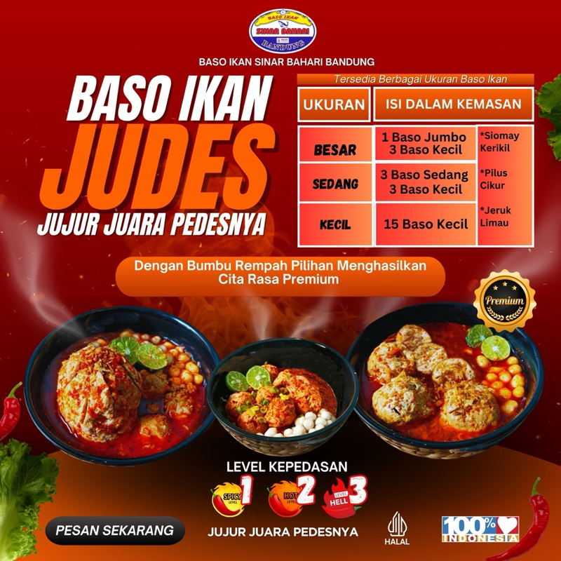 Jual EDISI REGULAR BAKSO/BASO IKAN SINAR BAHARI BANDUNG Paket Judes ...