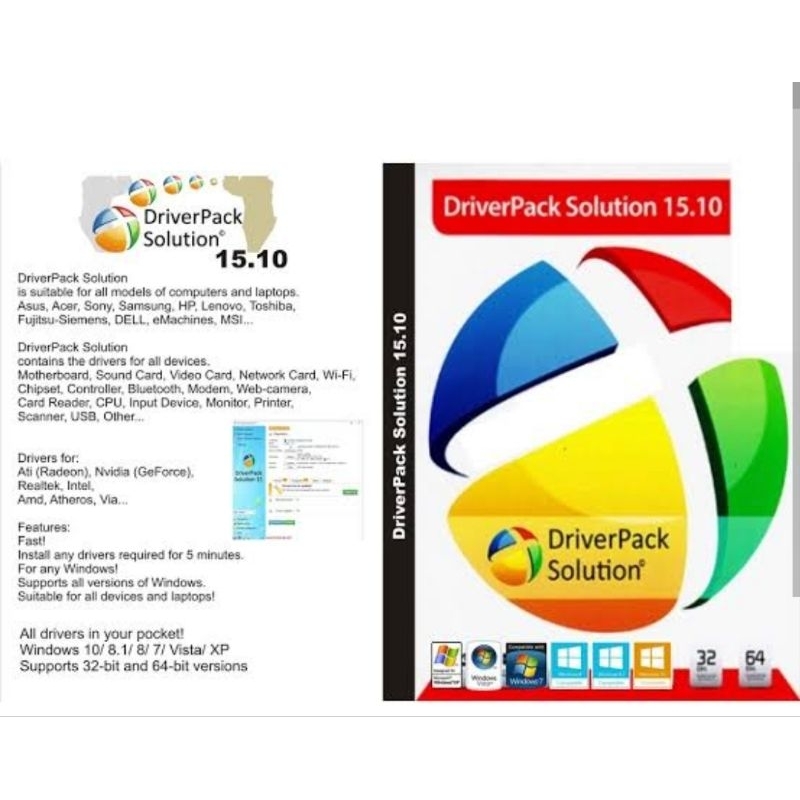 Jual driverpack solution 15.10 dvd | Shopee Indonesia