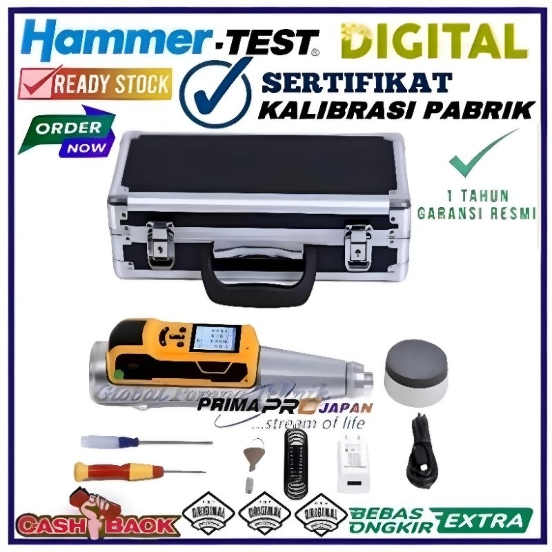 Jual Hammer Test Beton Digital HT-255D - Hammer test Beton Digital ...