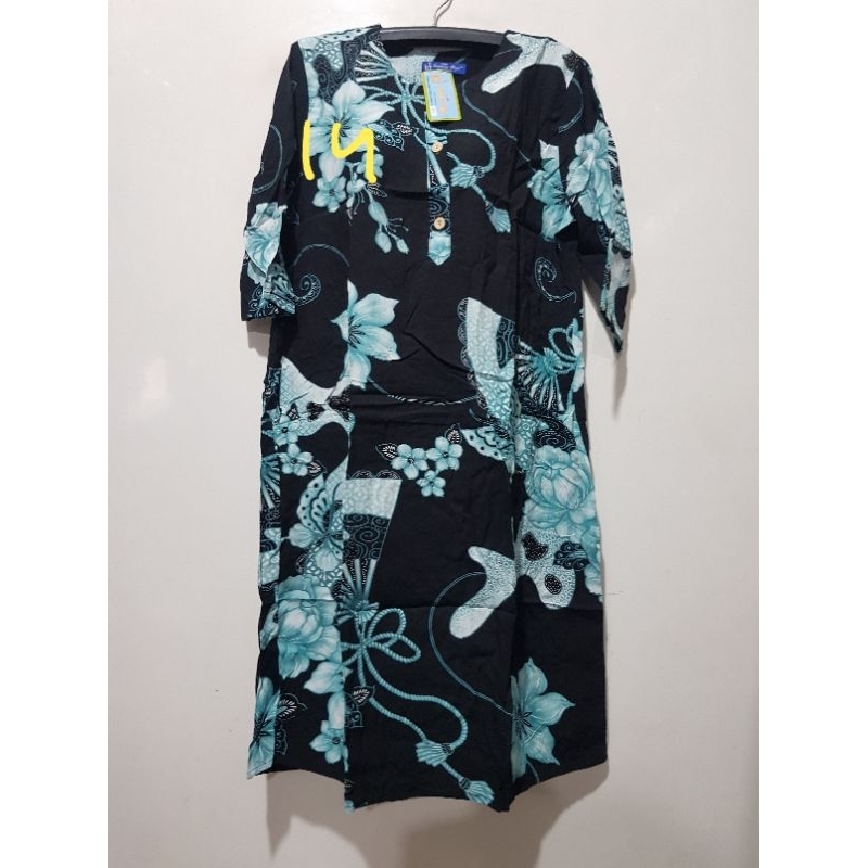 Jual YULI - DASTER 19 TANGAN 3/4 LD 115 CM PB 110 CM BATIK KENCANA UNGU ...