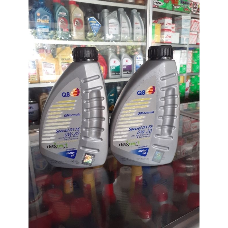 Jual Oli Mesin Q8 Special D1 Dexos1 FE 0w20 GM Gen3 Original Kemasan 1L ...