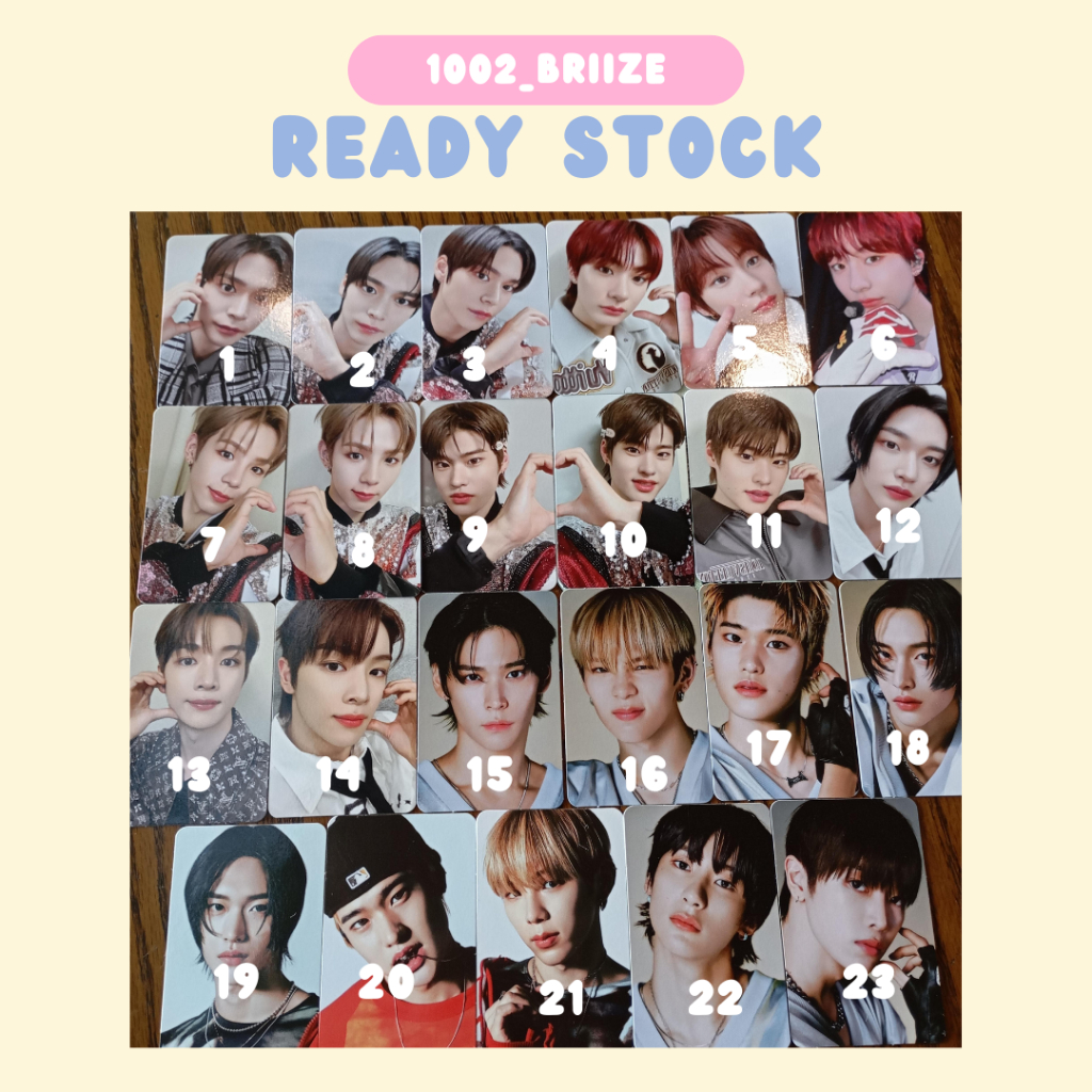 Jual [READY STOCK] PHOTOCARD RIIZE SHOTARO EUNSOK SUNGCHAN WONBIN SOHEE ...