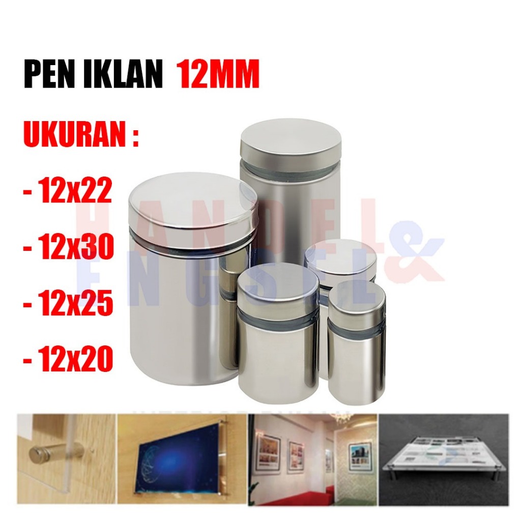 Jual Pen Iklan Sign Board Baut Acrylic 12 mm Acrylic Glass Board Sign ...