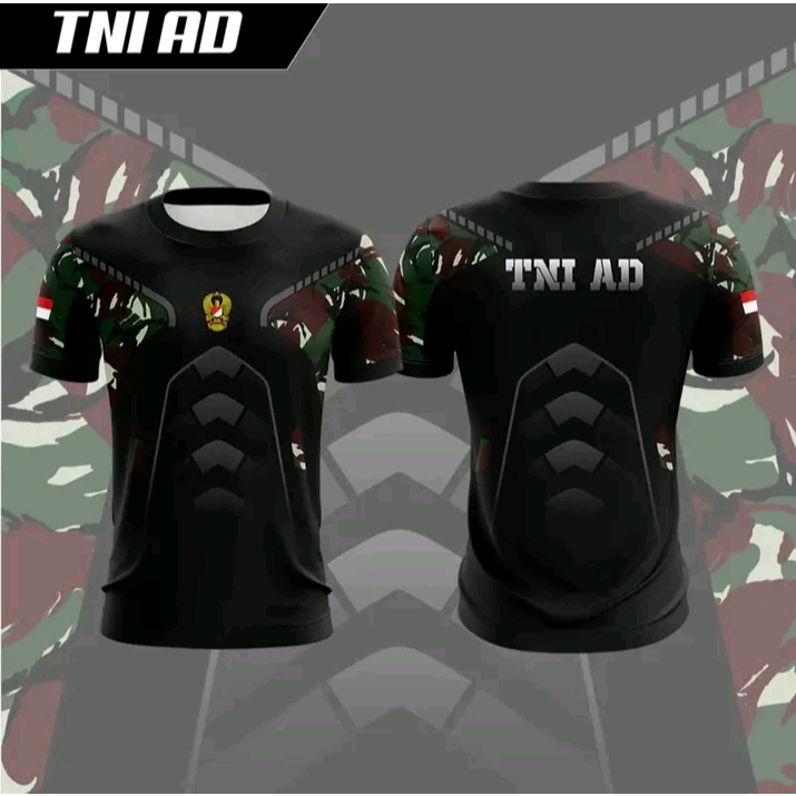 Jual Kaos Jersey TNI AD Full Printing Kece | Shopee Indonesia