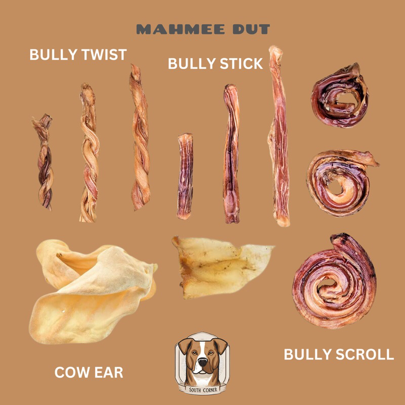 Jual MAHMEE DUT SNACK ANJING | BULLY STICK | BULLY TWIST| BULLY SCROLL ...