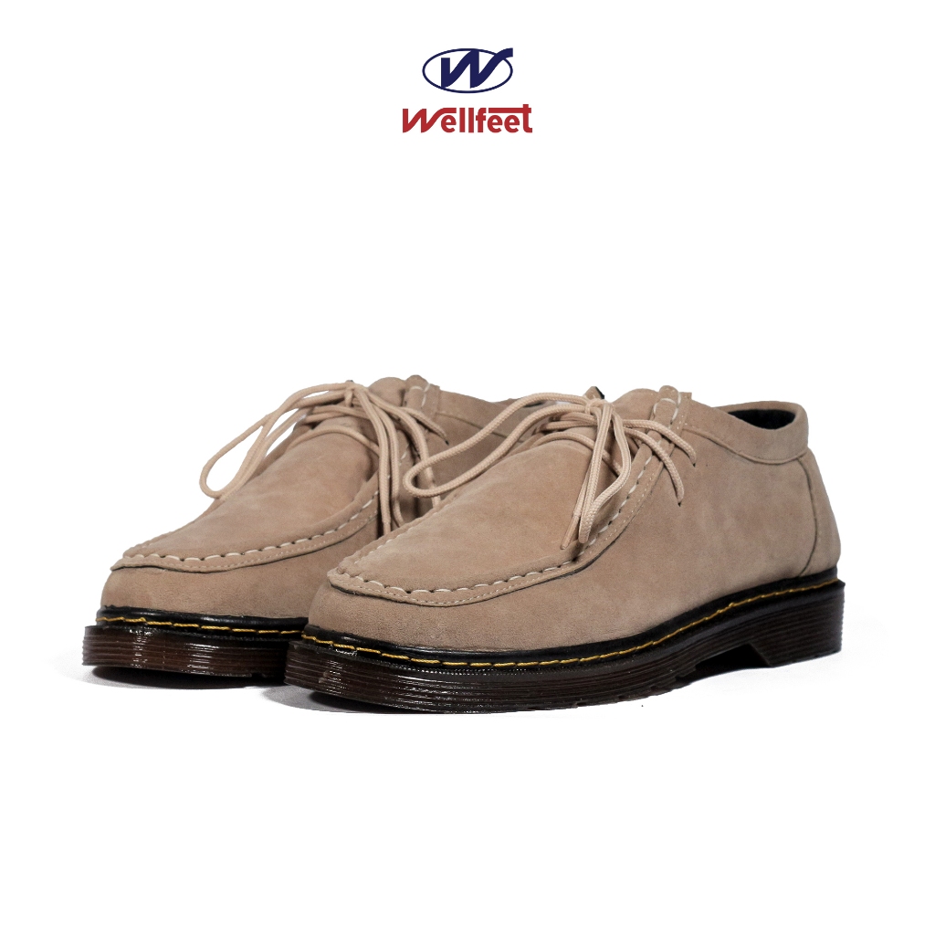 Jual Sepatu Pria Oxford Casual Formal Cream Original Wellfeet Ltd Suede ...