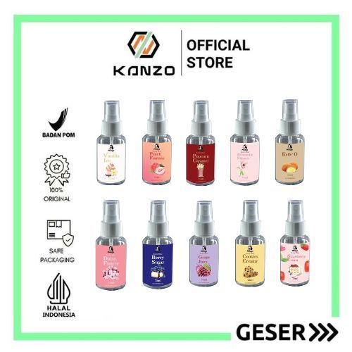 Jual Kanzo - [BPOM] Parfum Body Mist Popcorn 75ml Non Box / Body Mist ...