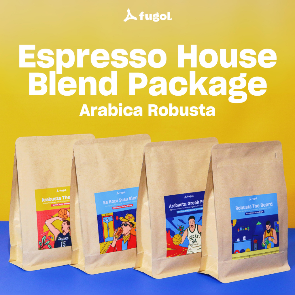 Jual Biji Kopi Espresso House Blend Package Arabica Robusta Beans ...