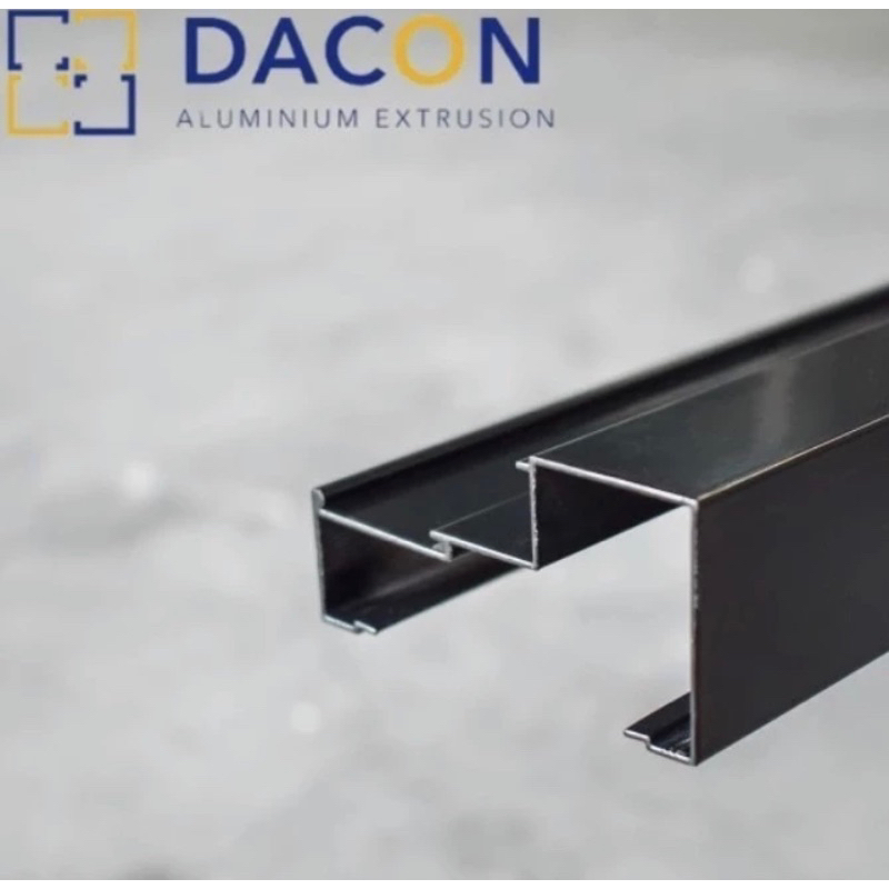Jual Aluminium Dacon Kusen 3" 0414 Kusen Z Polos Aluminium Batangan | Shopee Indonesia