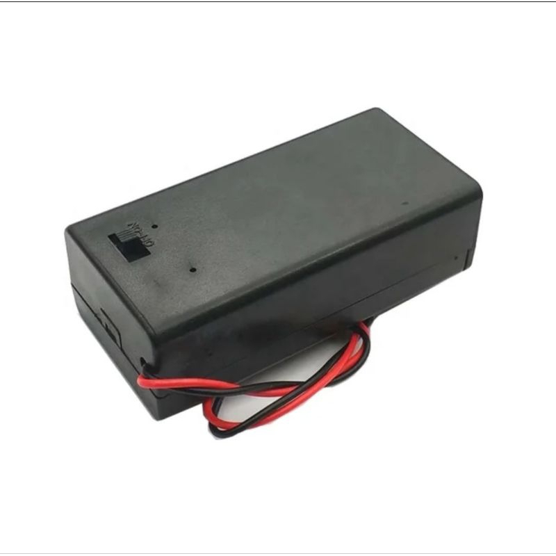Jual TEMPAT BATERAI 9 VOLT+SWITCH ON OFF. HARGA PER 1 PCS | Shopee ...