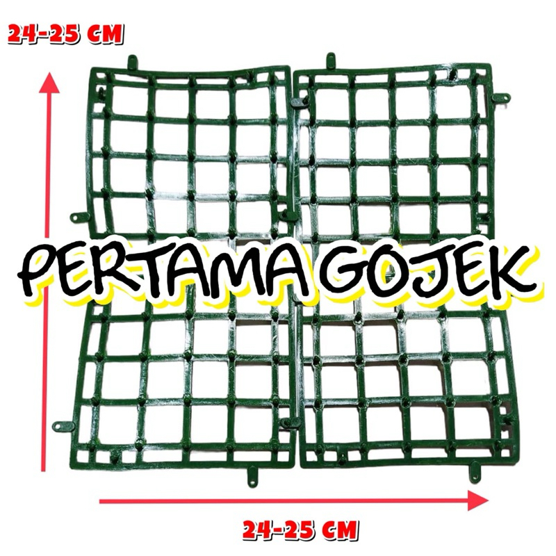 Jual Rangka Rumput Ukuran 25X25Cm/ Bunga Plastik/ Daun Rambat Plastik ...