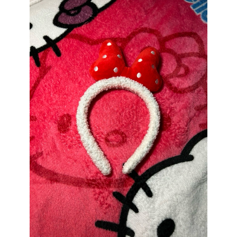 Jual Bando Anak Pita Minnie Mouse Warna Merah Bintik Putih (New ...