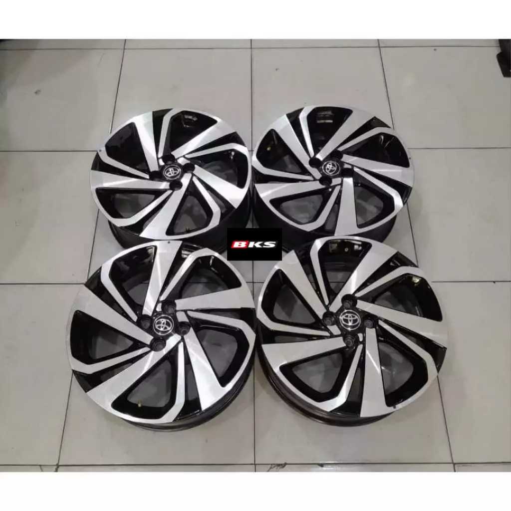 Jual VELG MOBIL BEKAS OEM TOYOTA RAIZE RING 17 LEBAR 6 PCD 4X100 ET 40 ...