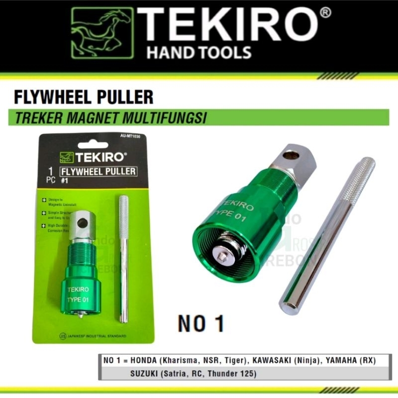 Jual TEKIRO Magnet Puller No 1 Flywheel Puller Kunci Magnetic Treker No ...
