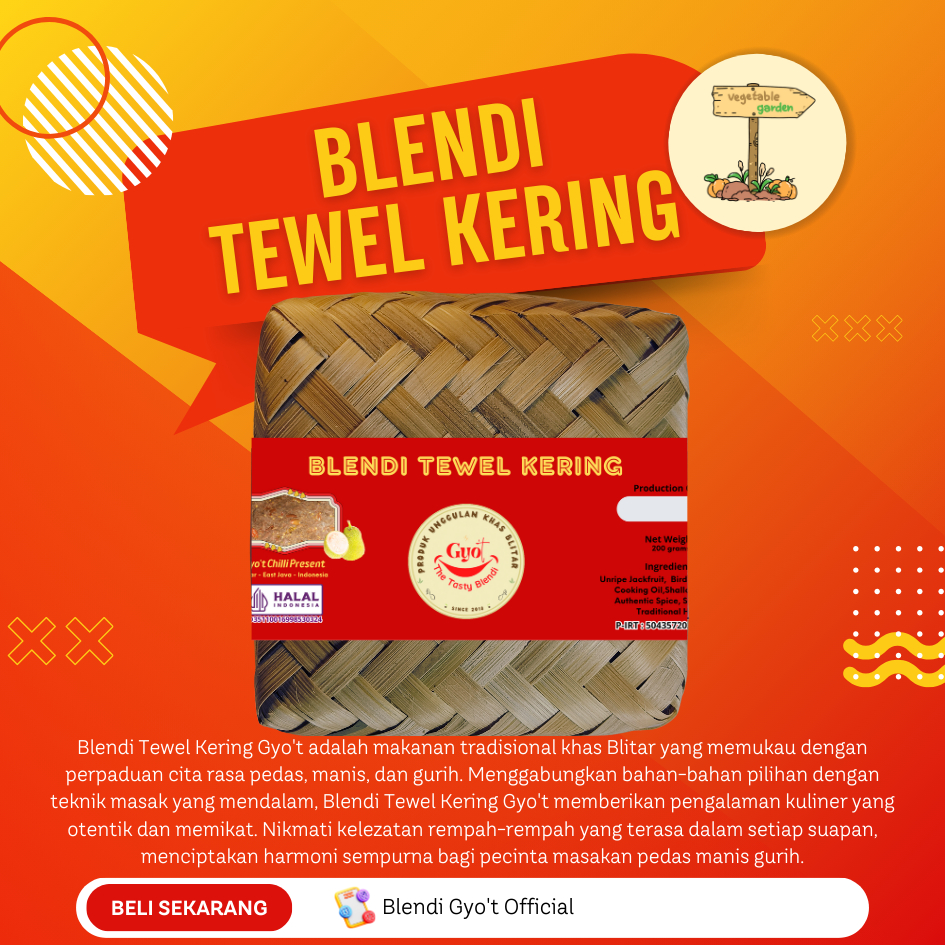 Jual BLENDI TEWEL KERING GYO'T Kemasan Besek | Shopee Indonesia