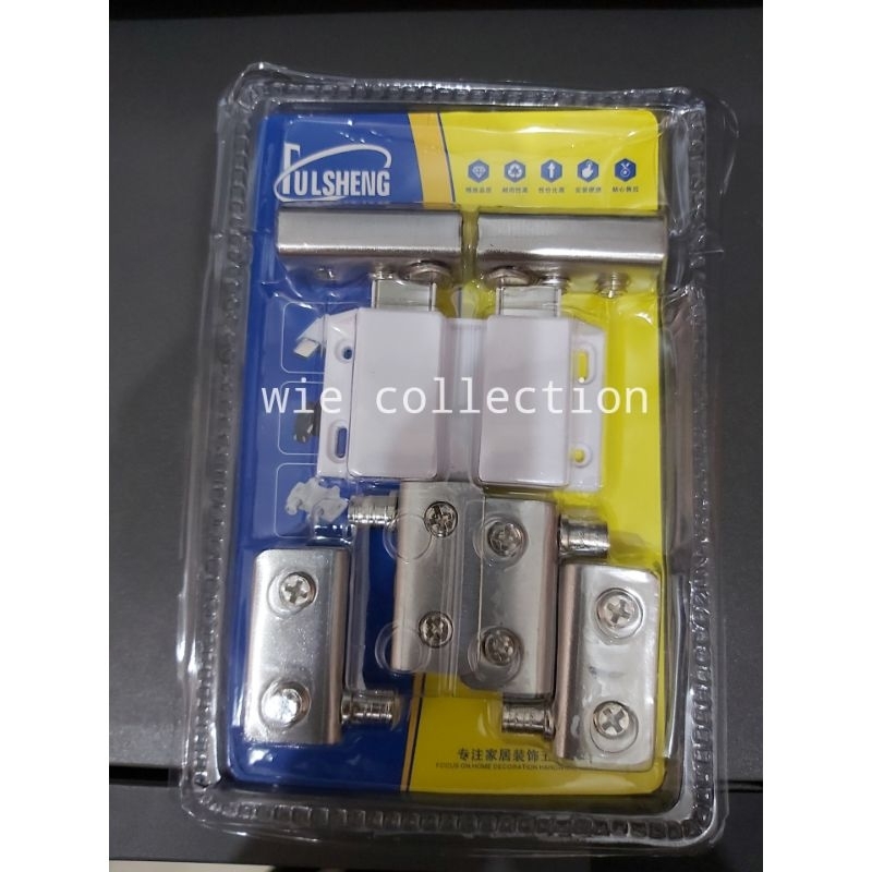 Jual ENGSEL MAGNIT DOUBLE COMPLETE / ENGSEL KACA PIVOT BESI / ENGSEL ...
