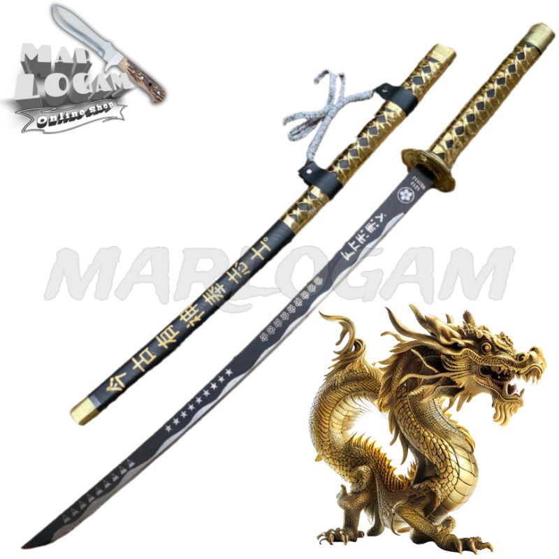Jual TERMURAH TACHI GOLD KANJI - Dragon Shogun | Shopee Indonesia