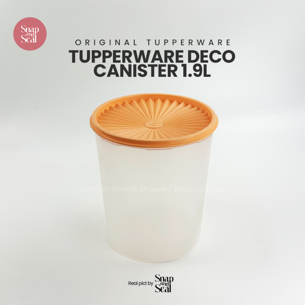 Jual Tupperware Deco Canister 1.9L | Shopee Indonesia
