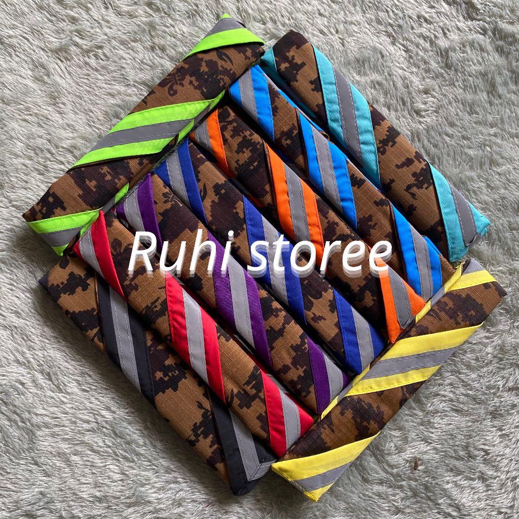 Jual Scraf Loreng pramuka list menyala aneka warna | Shopee Indonesia