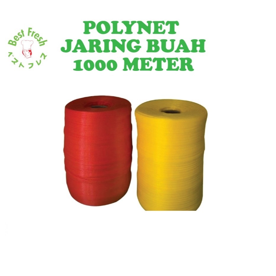 Jual POLYNET JARING BUAH/TELUR/BAWANG1000 M MERK BEST FRESH | Shopee ...