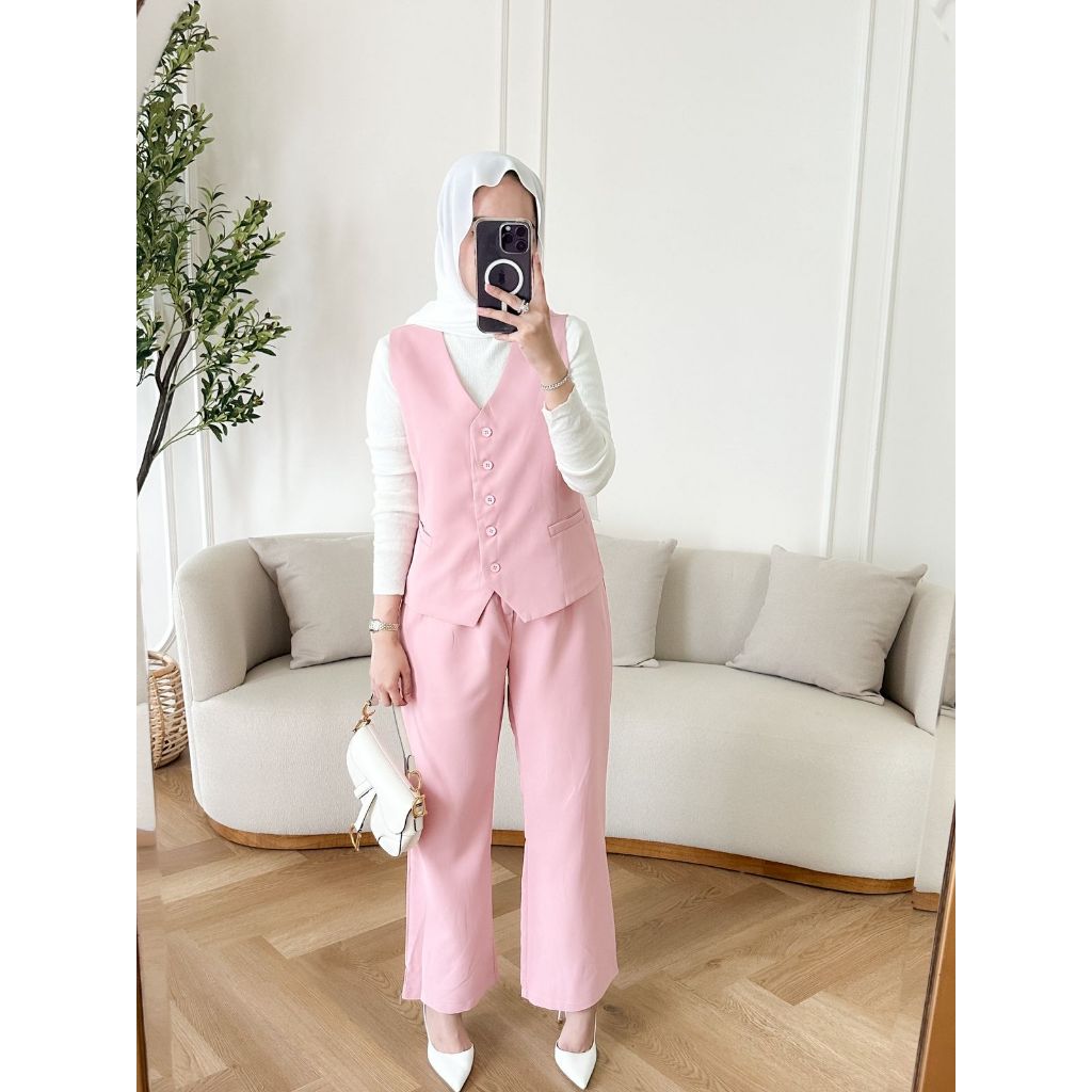 Jual Oneset Vest 2 in 1 | Shopee Indonesia