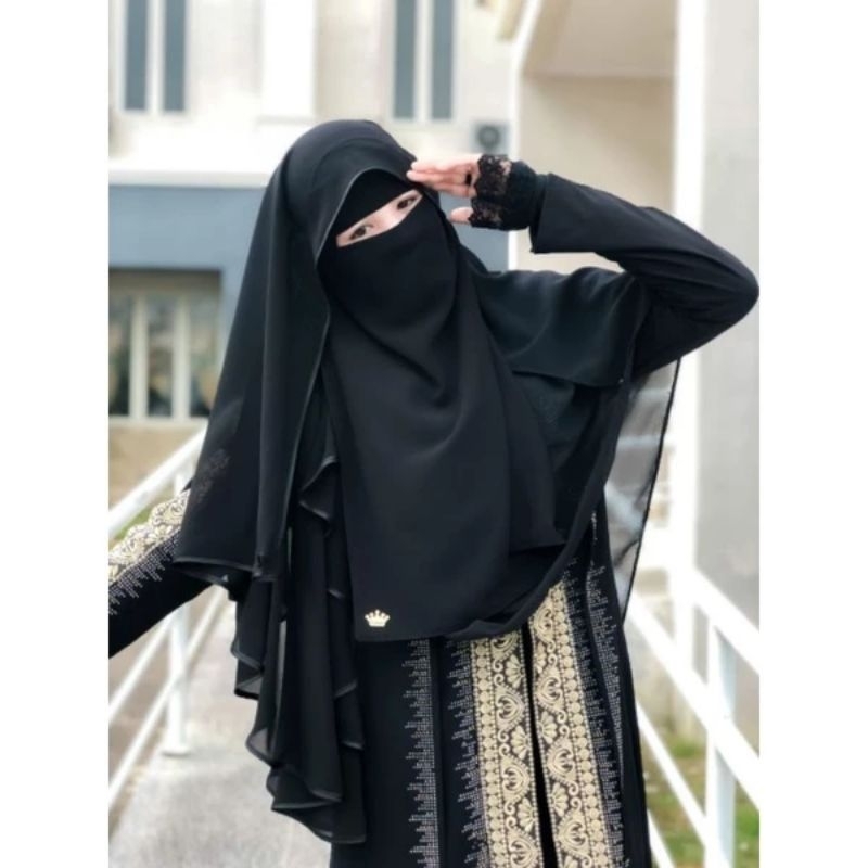 Jual cadar niqab yaman butterfly list bisban Niqab Yaman full bisban ...