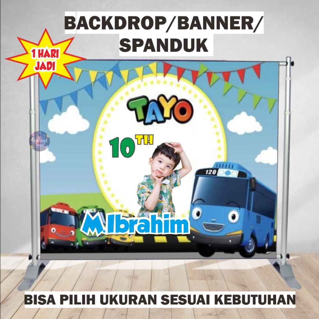Jual SPANDUK/BANNER/BACKDROP/SPANDUK ULANG TAHUN ANAK/BANNER ULANG ...