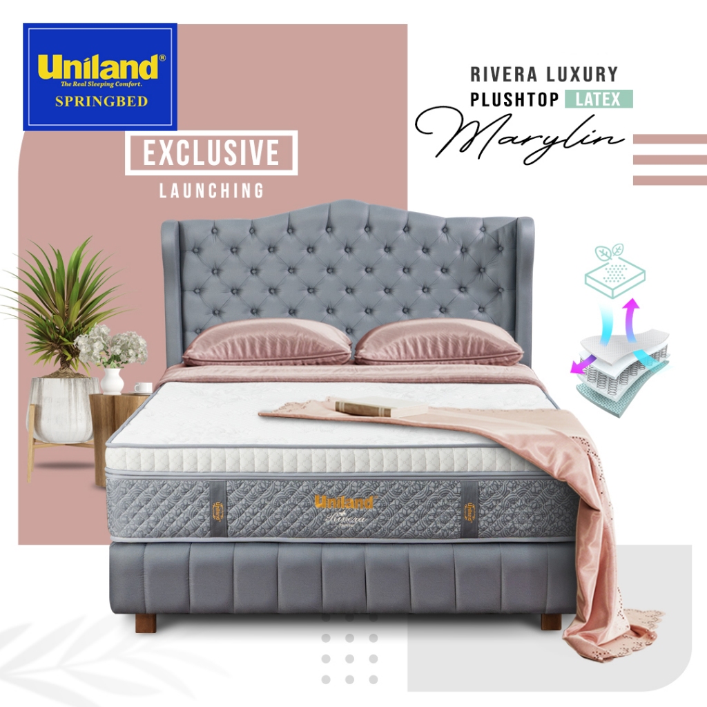 Jual Uniland Springbed Full Set 160x200 / Queen Size / Ukuran No 2 ...