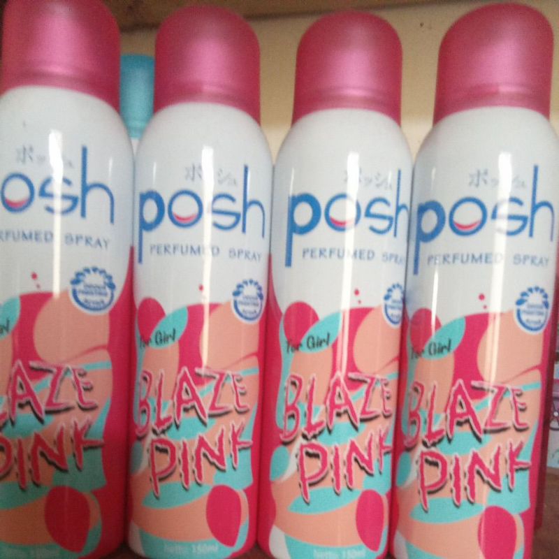 Jual posh perfumed spray blaze pink 150ml | Shopee Indonesia
