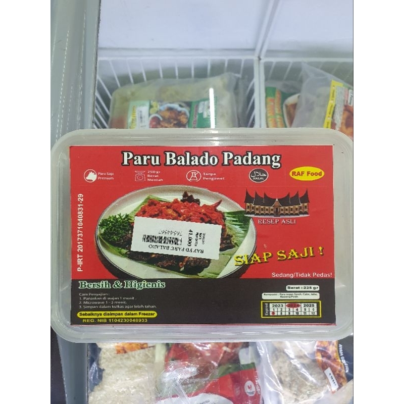 Jual RAF Food Paru Balado Padang 225g | Shopee Indonesia