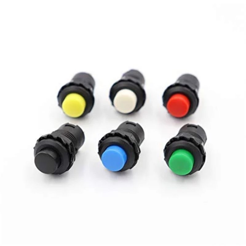 Jual SWITCH PUSH BUTTON SAKLAR ON OFF 2 PIN BULAT 3A 125V 1.5A 250V DS ...