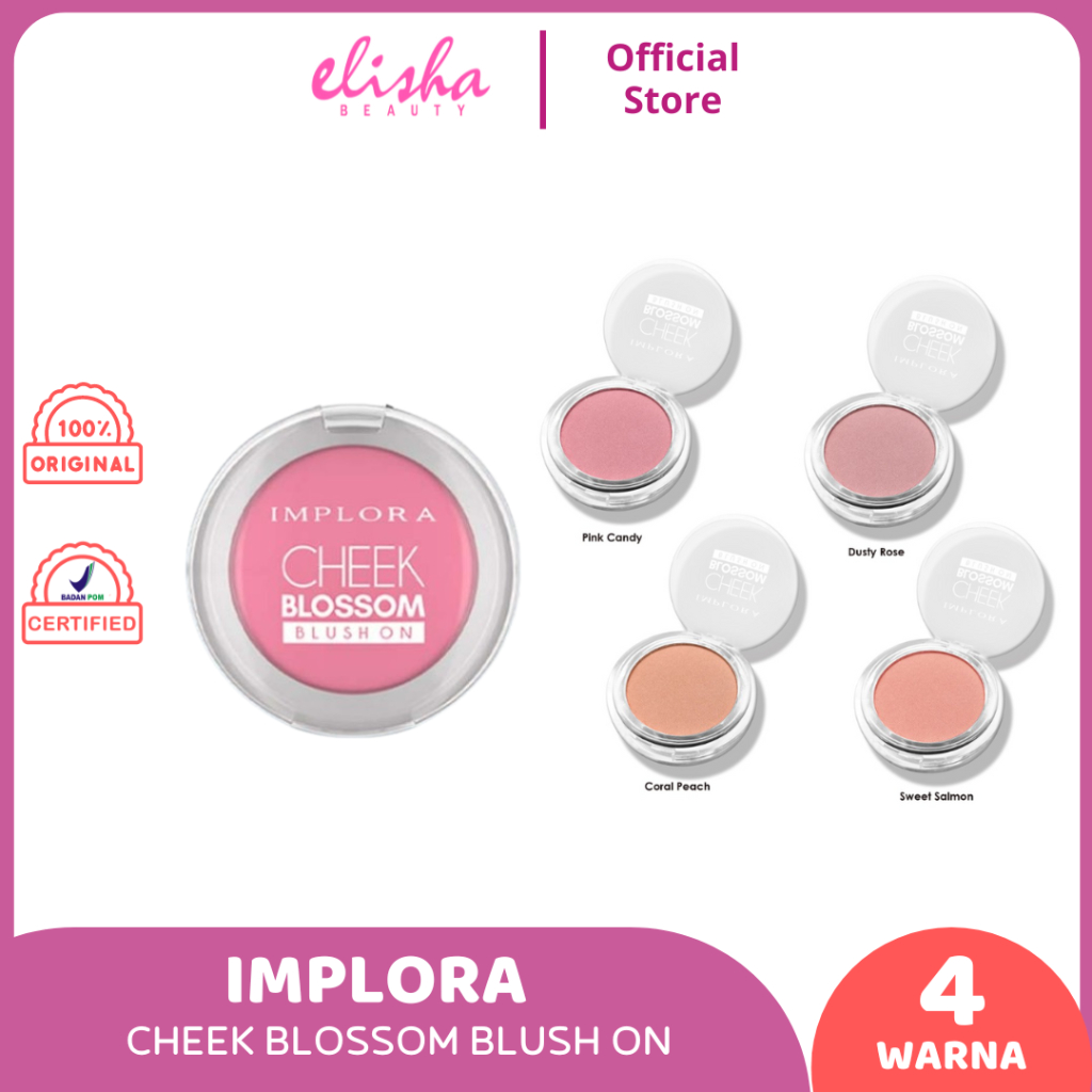 Jual Implora Cheek Blossom Blush On | Shopee Indonesia
