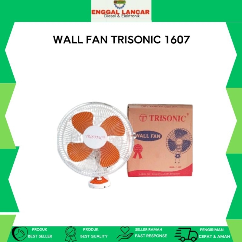 Jual wall fan trisonic 1607 | Shopee Indonesia