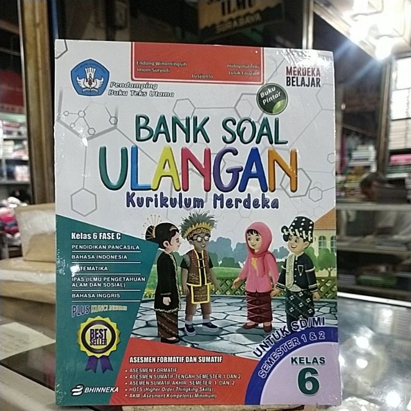 Jual BUKU BANK SOAL ULANGAN UNTUK KELAS 1,2,3,4,5,6 SD KURIKULUM MERDEKA. | Shopee Indonesia