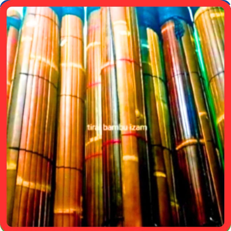 Jual Tirai outdoor,kerai bambu hitam,krey gulung,krei outdoor,2x3 | Shopee Indonesia