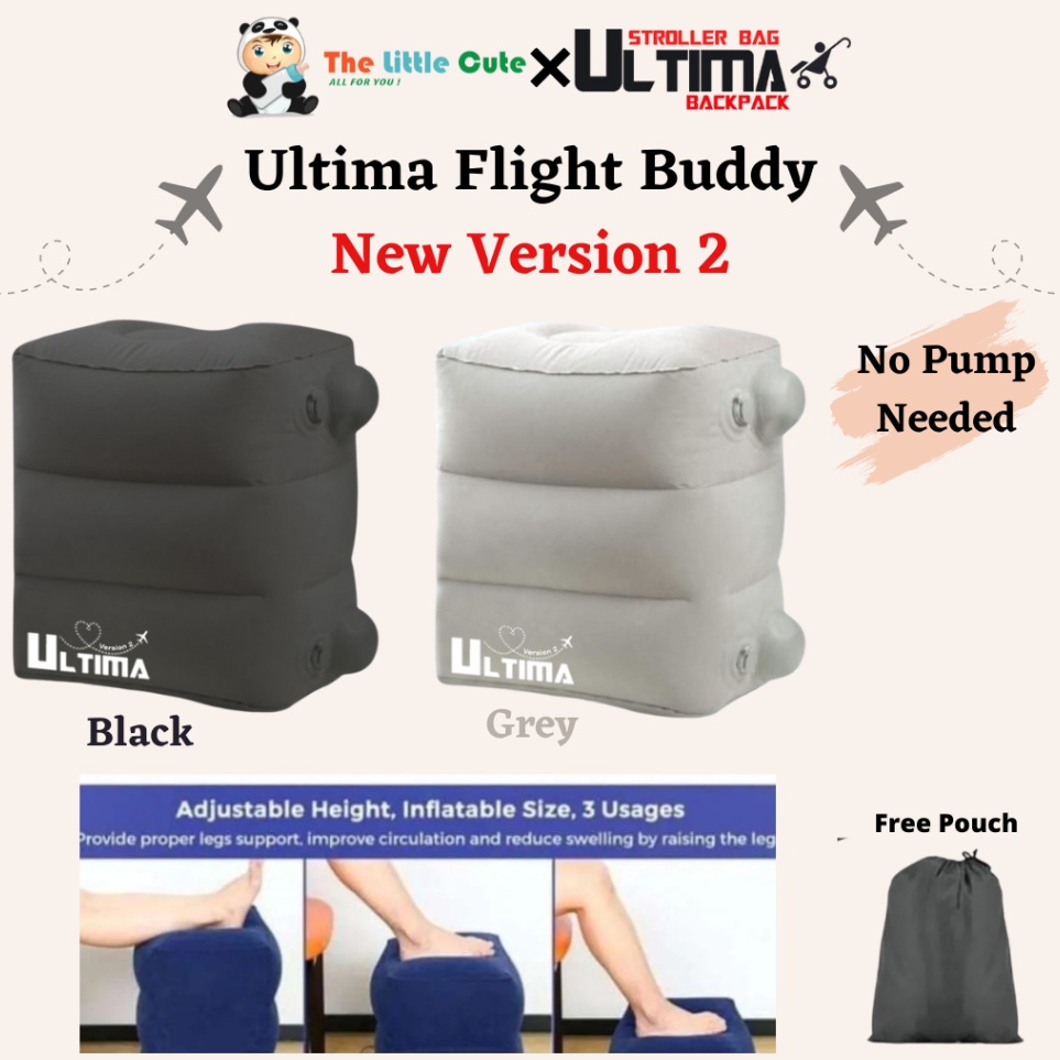 Jual ART S9K6 Ultima Flight Buddy Version 2 Inflateable Foot Rest for ...