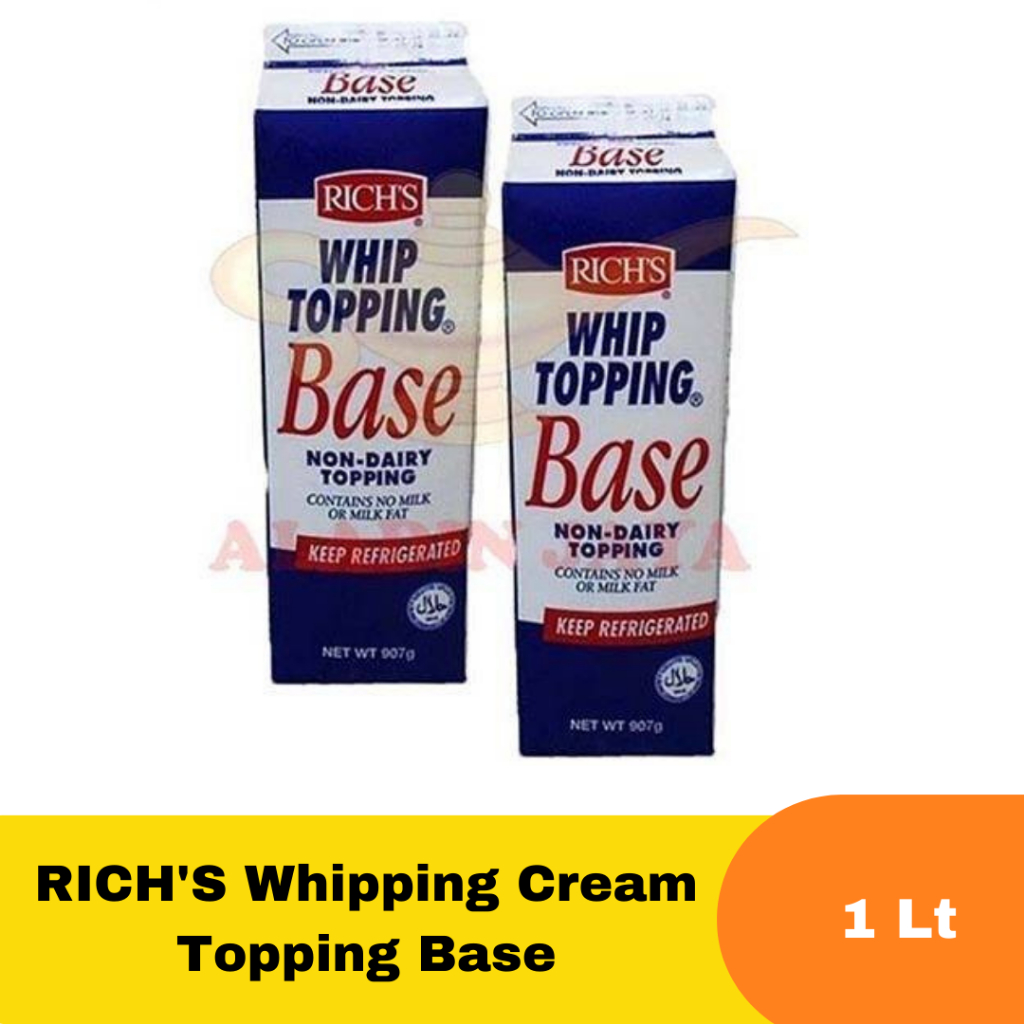 Jual RICH'S Whipping Cream Topping Base 1 Liter | Shopee Indonesia