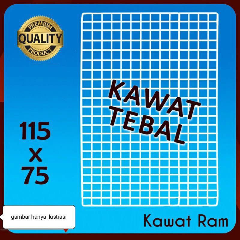 Jual Display Kawat Ram Dinding / Display Dinding Accesoris Tebal Ukuran ...