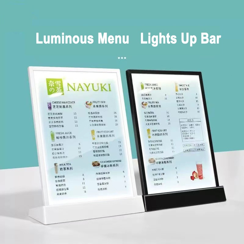 Jual A4/A3 Lampu Led USB Tempat Tanda Berdiri Menu Tampilan Restoran ...
