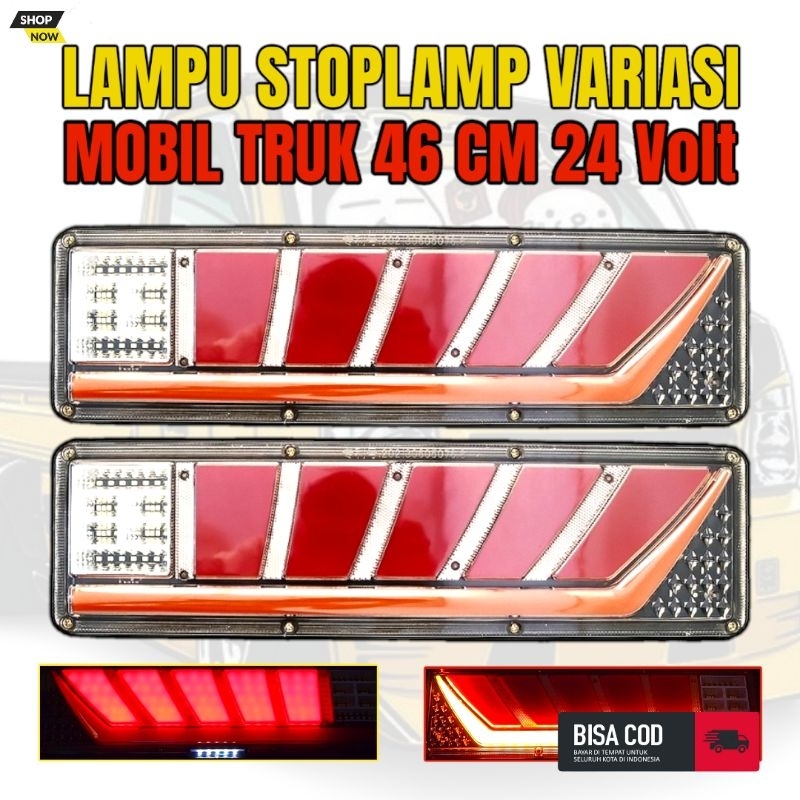 Jual Sepasang Lampu Stoplamp Stop Lamp Stoplam Rem Belakang Led Running ...
