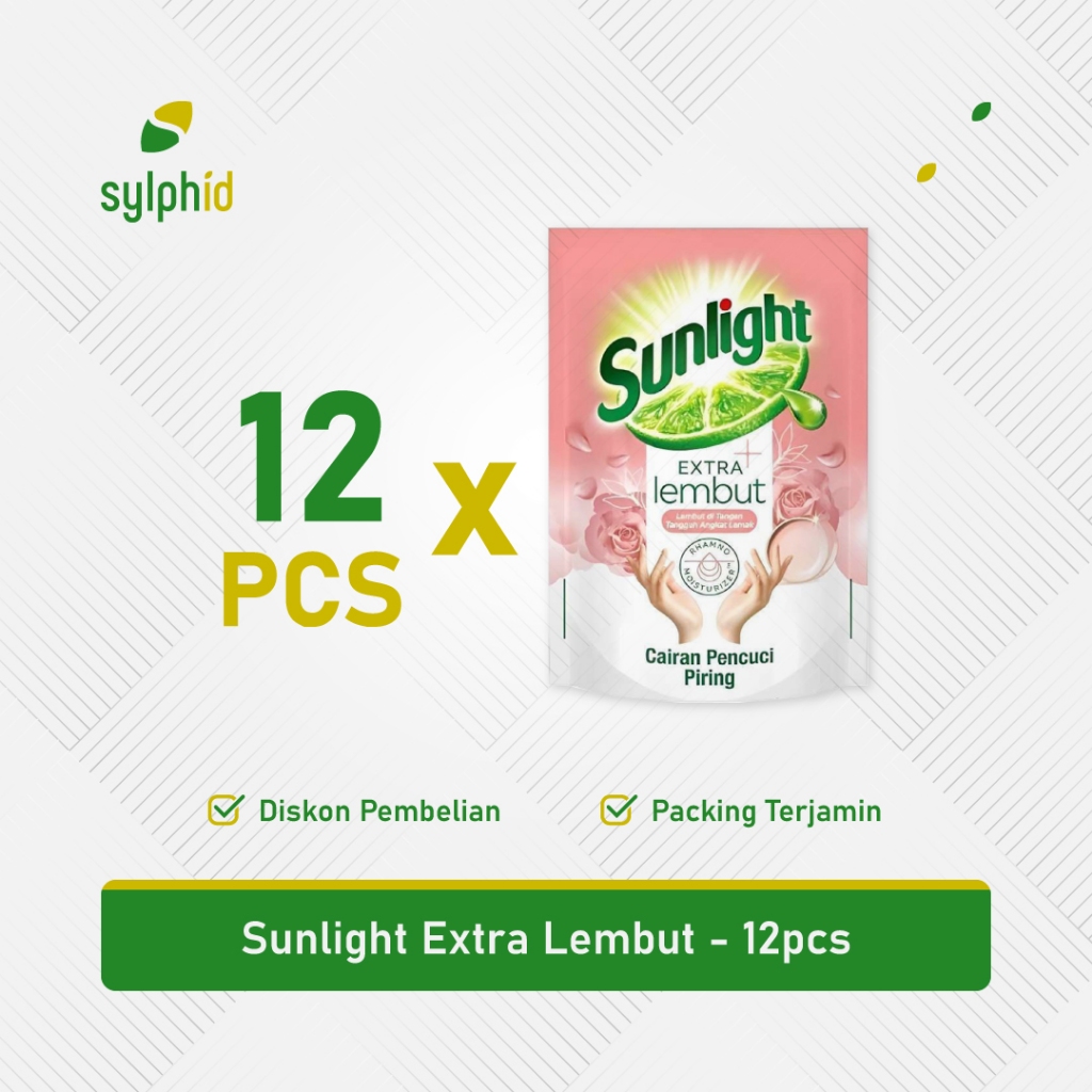 Jual 1 Dus Sunlight Extra Lembut / Sabun Cuci Piring 1 Karton (12 pcs ...