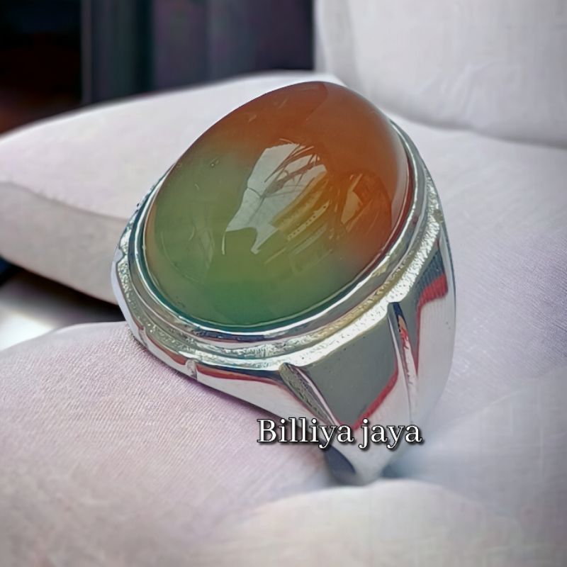 Jual CINCIN BATU AKIK EDONG PANCAWARNA ORIGINAL STONE | Shopee Indonesia