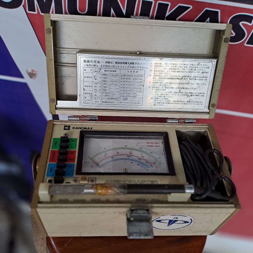 Jual KANOMAX ANEMOMASTER MODEL 24-6111 BEKAS ANEMOMETER | Shopee Indonesia