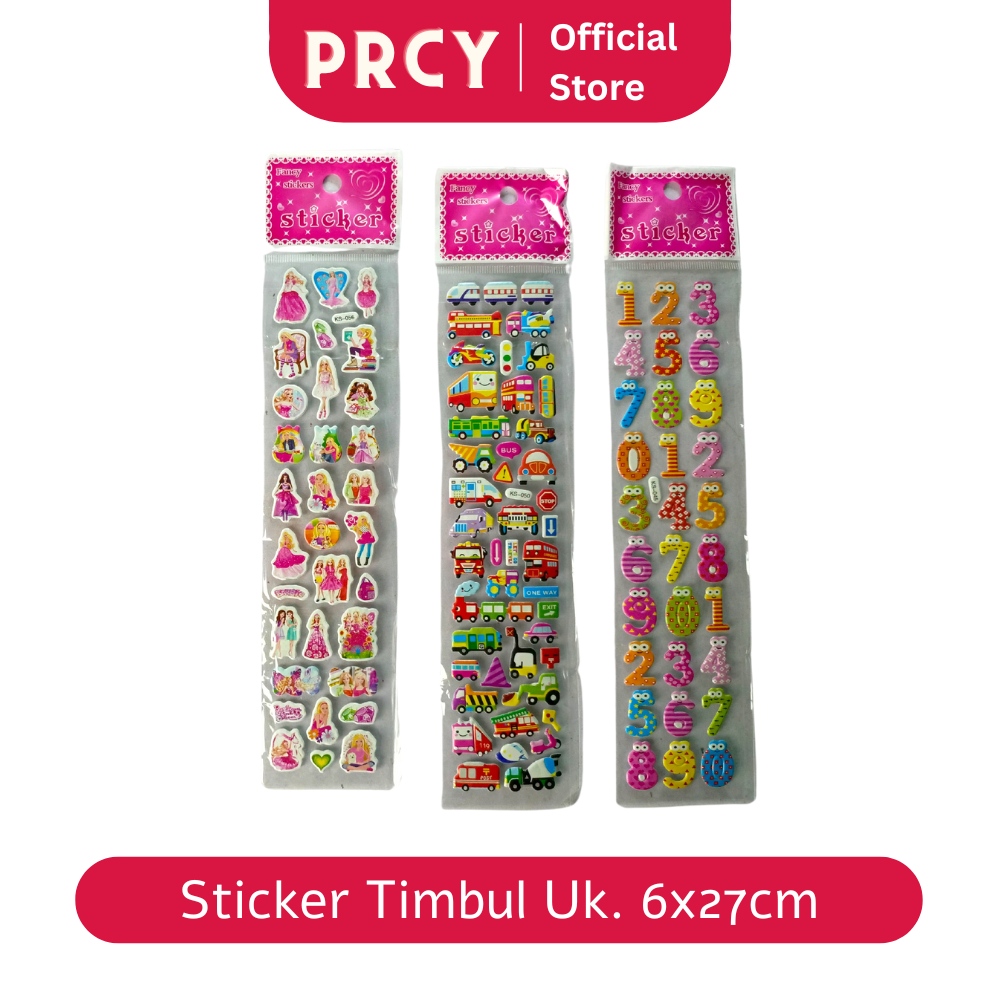 Jual Stiker Timbul 3D Mainan Tempel Gambar Karakter Lucu Motif Cowo ...