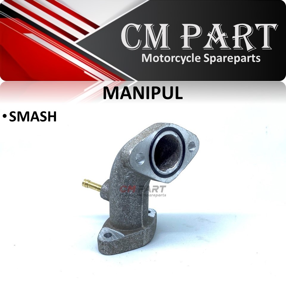 Jual INTAKE INTEK KARBURATOR MANIPUL MANIPOL INSULATOR SMASH | Shopee ...