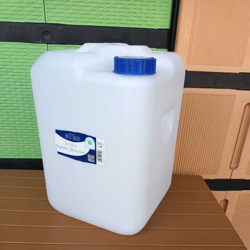 Jual Jerigen Segi Indigo 20 Liter 0320 Green Leaf | Shopee Indonesia