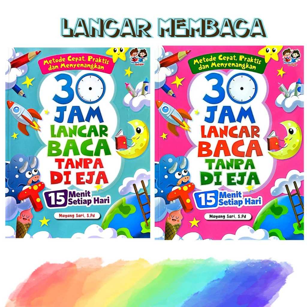 Jual 30 JAM LANCAR BACA TANPA DI EJA KURIKULUM MERDEKA (FREE GIFT ...